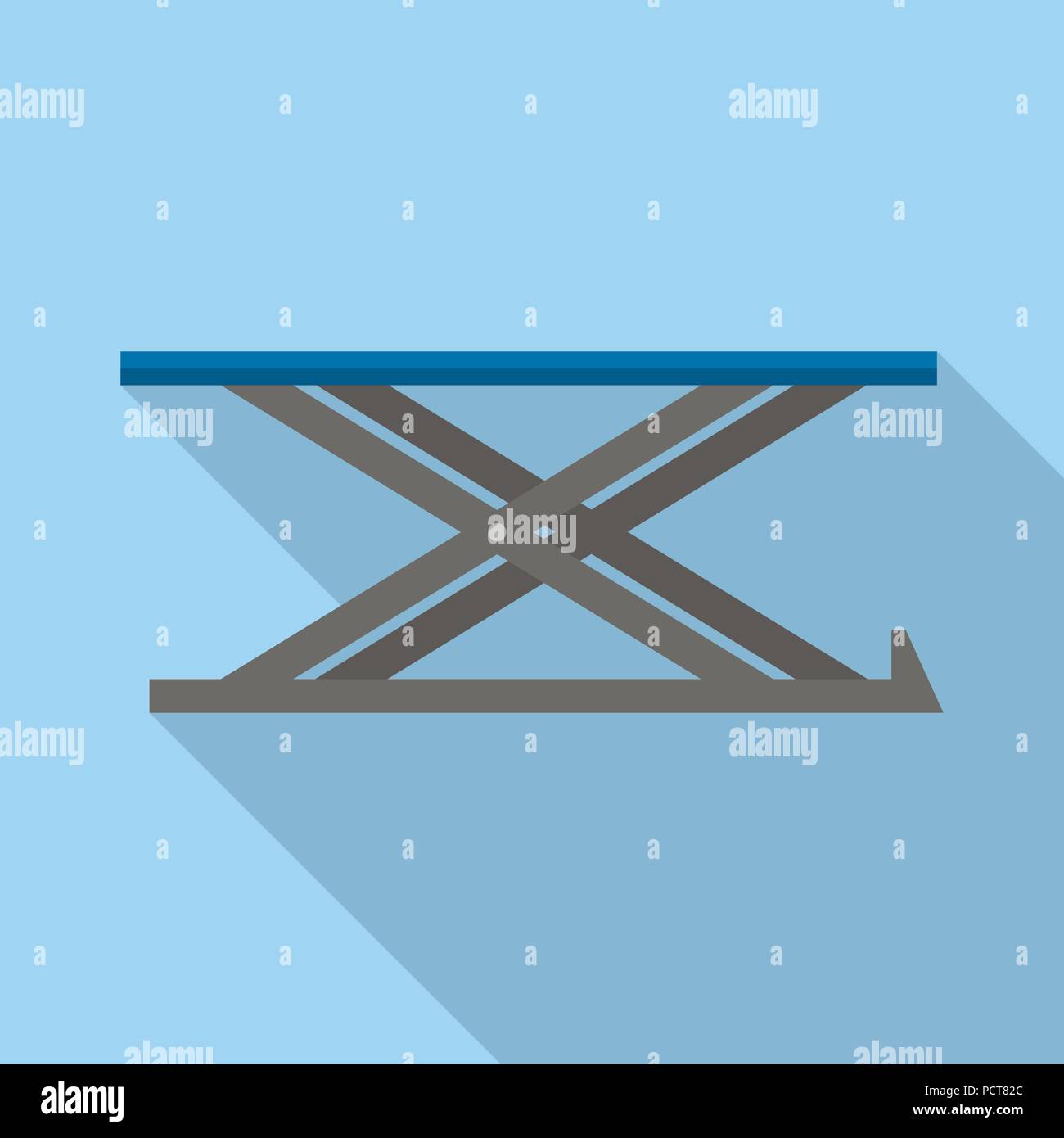 Lift platform icon, flat style Stock Vector Image & Art - Alamy