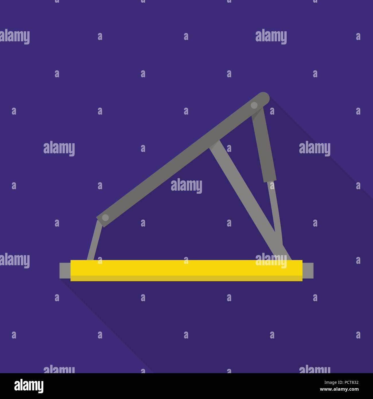 Hydraulic lift icon, flat style Stock Vector Image & Art - Alamy