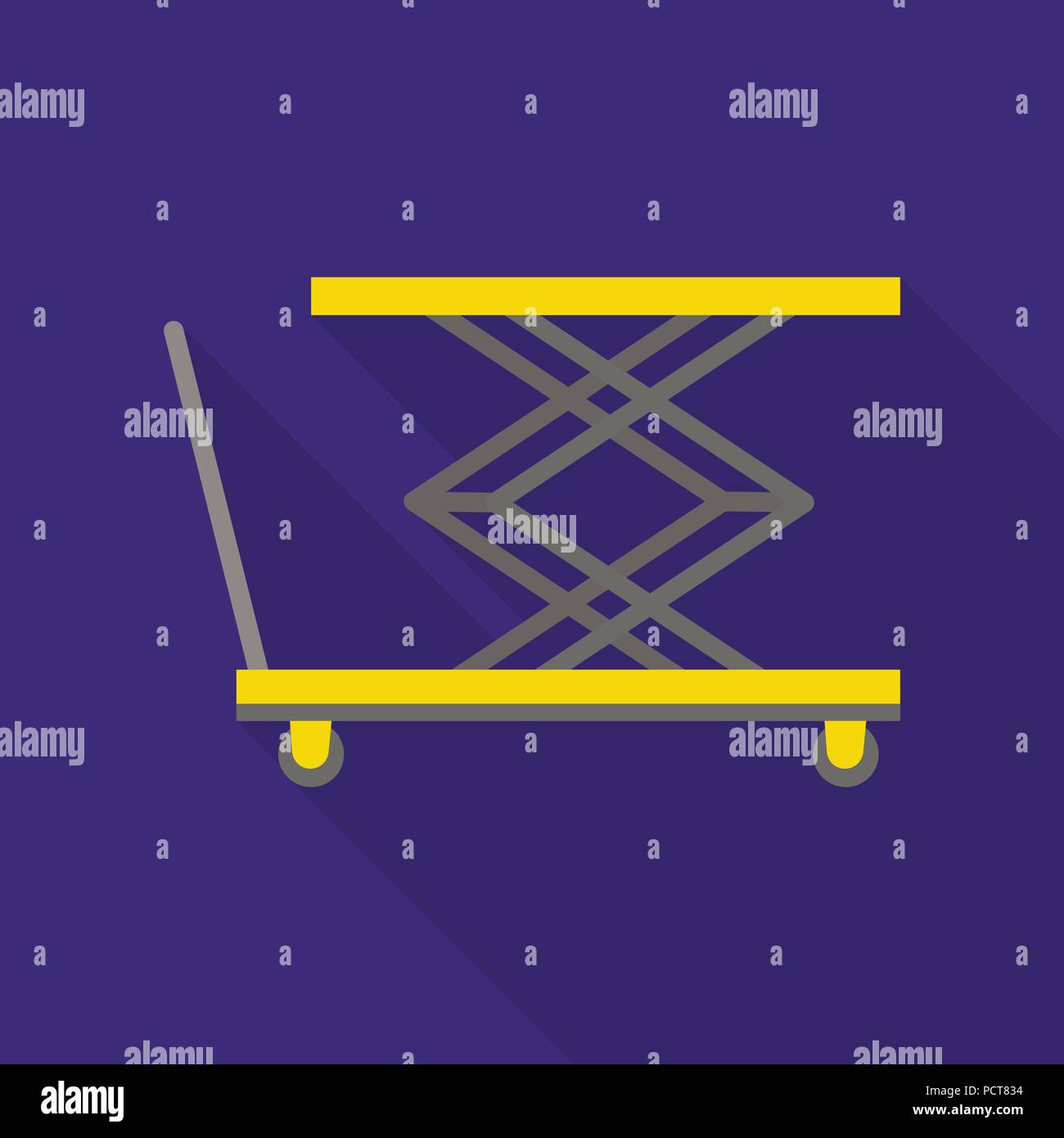 Hand hydraulic lift icon, flat style Stock Vector Image & Art - Alamy