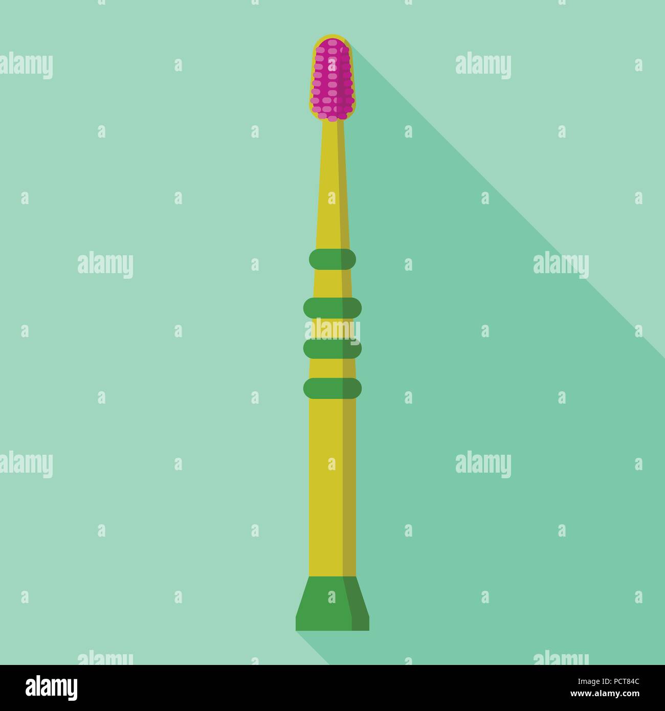 Kid toothbrush icon, flat style Stock Vector Image & Art - Alamy