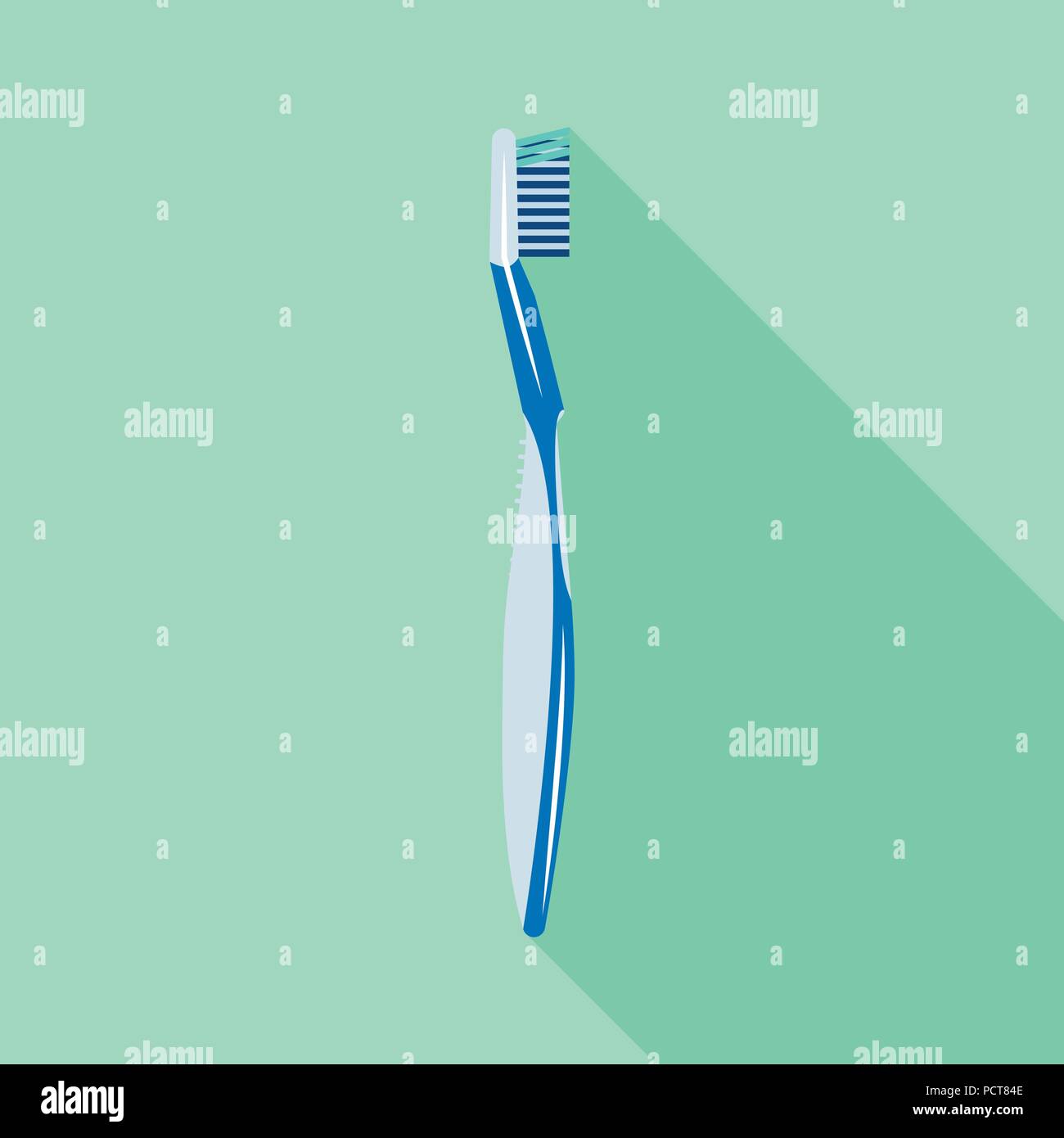 Soft toothbrush icon, flat style Stock Vector Image & Art - Alamy