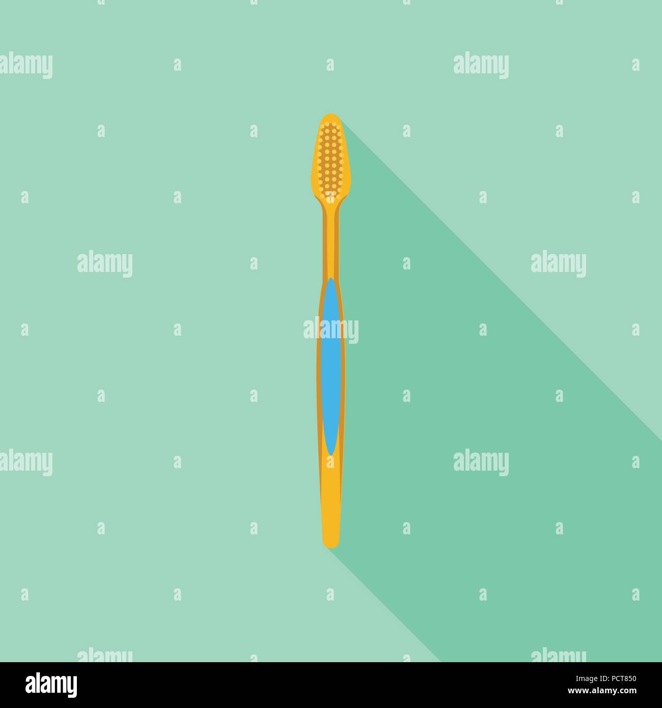 Small toothbrush icon, flat style Stock Vector Image & Art - Alamy
