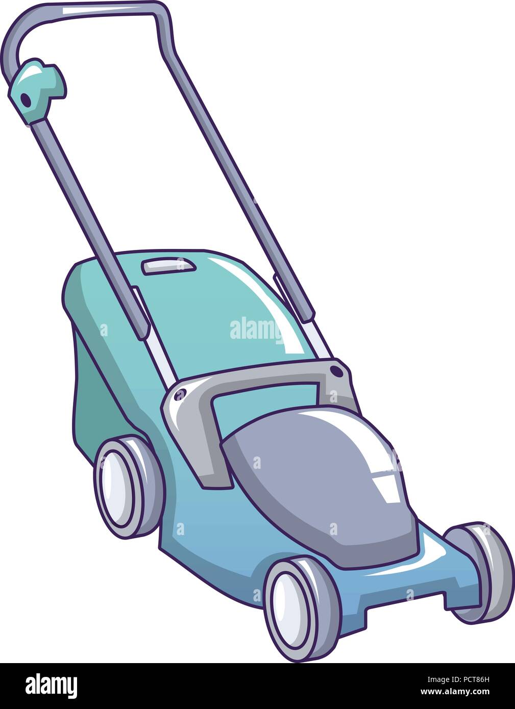 Retro style lawn mower hi-res stock photography and images - Alamy