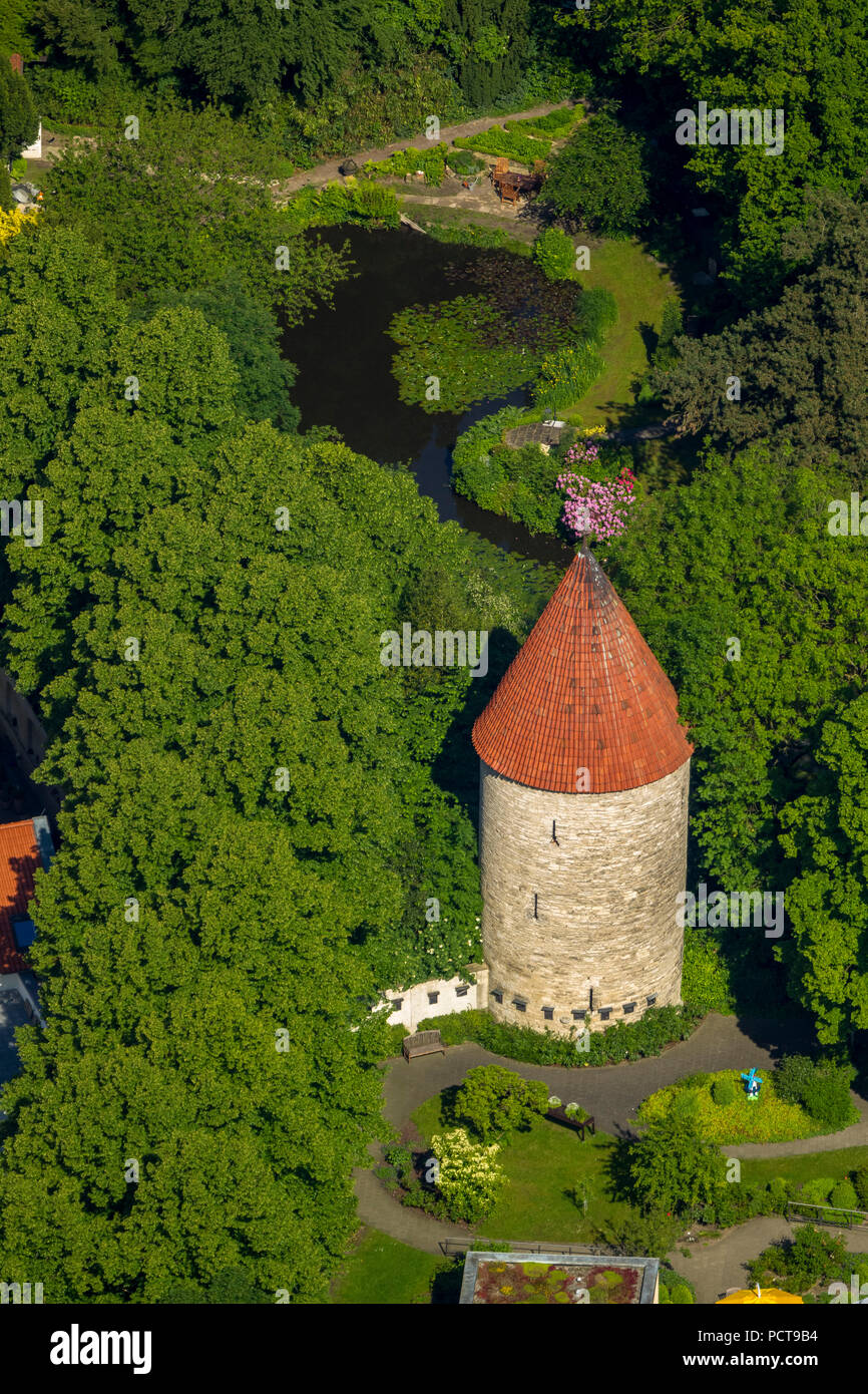 Bentheim Tower, Warendorf, disrict town of Warendorf, North Rhine ...