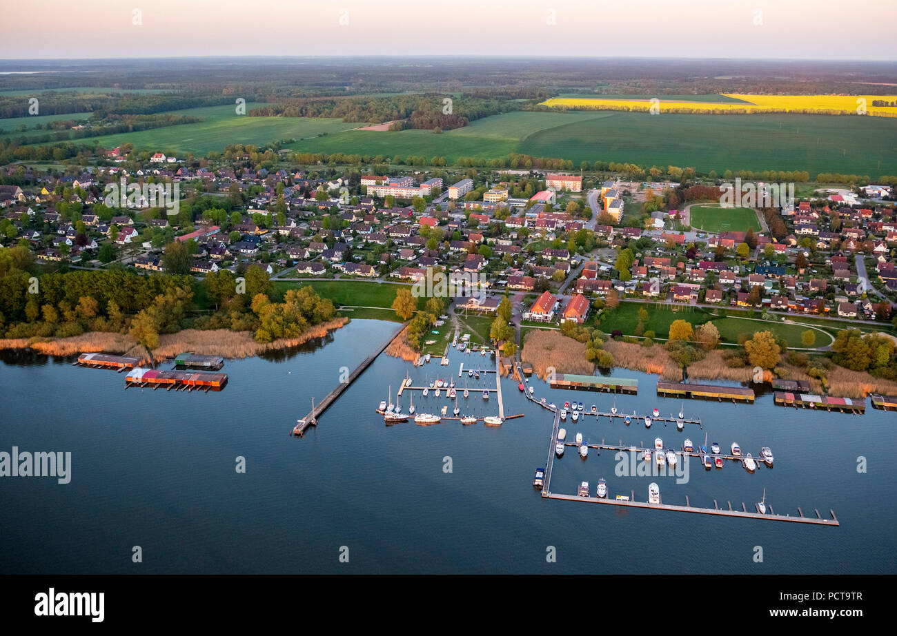 Rechlin seen from lake kleine muritz hi-res stock photography and ...
