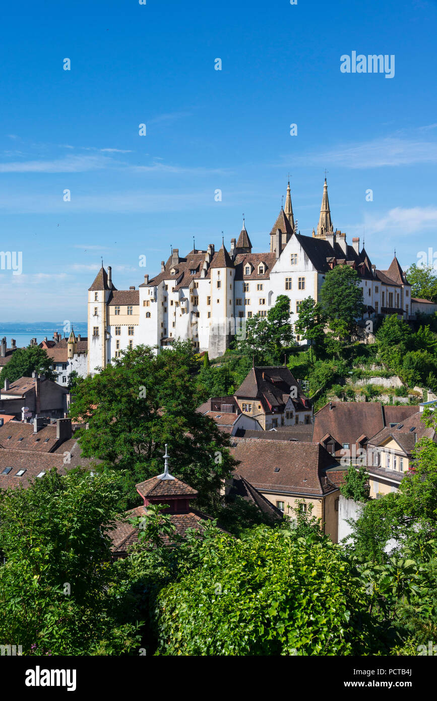 Neuchatel castle chateau de neuchatel hi-res stock photography and ...