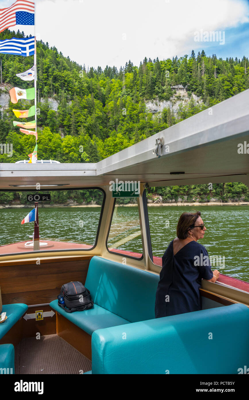 Steamboat trip on lac des brenets hi-res stock photography and images ...