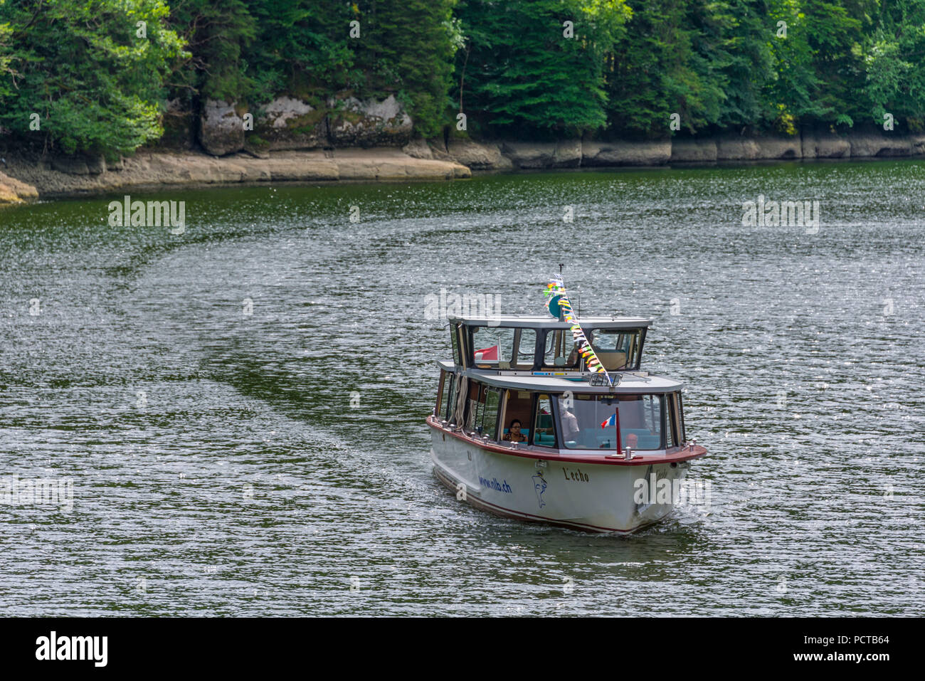 Steamboat trip on lac des brenets hi-res stock photography and images ...