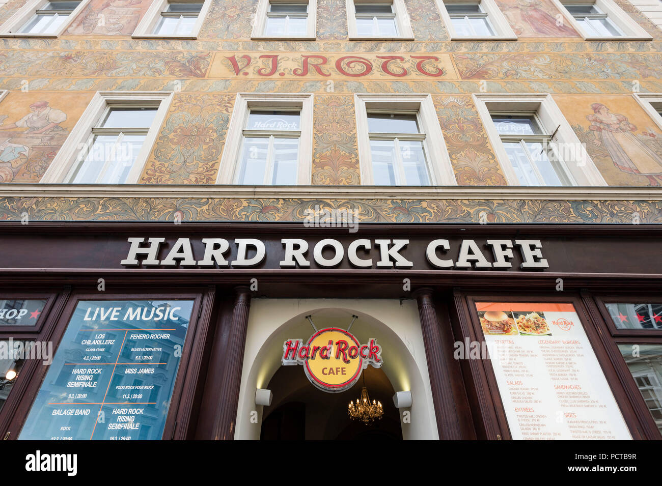 Czech Republic, Prague, Hard Rock Cafe Stock Photo - Alamy