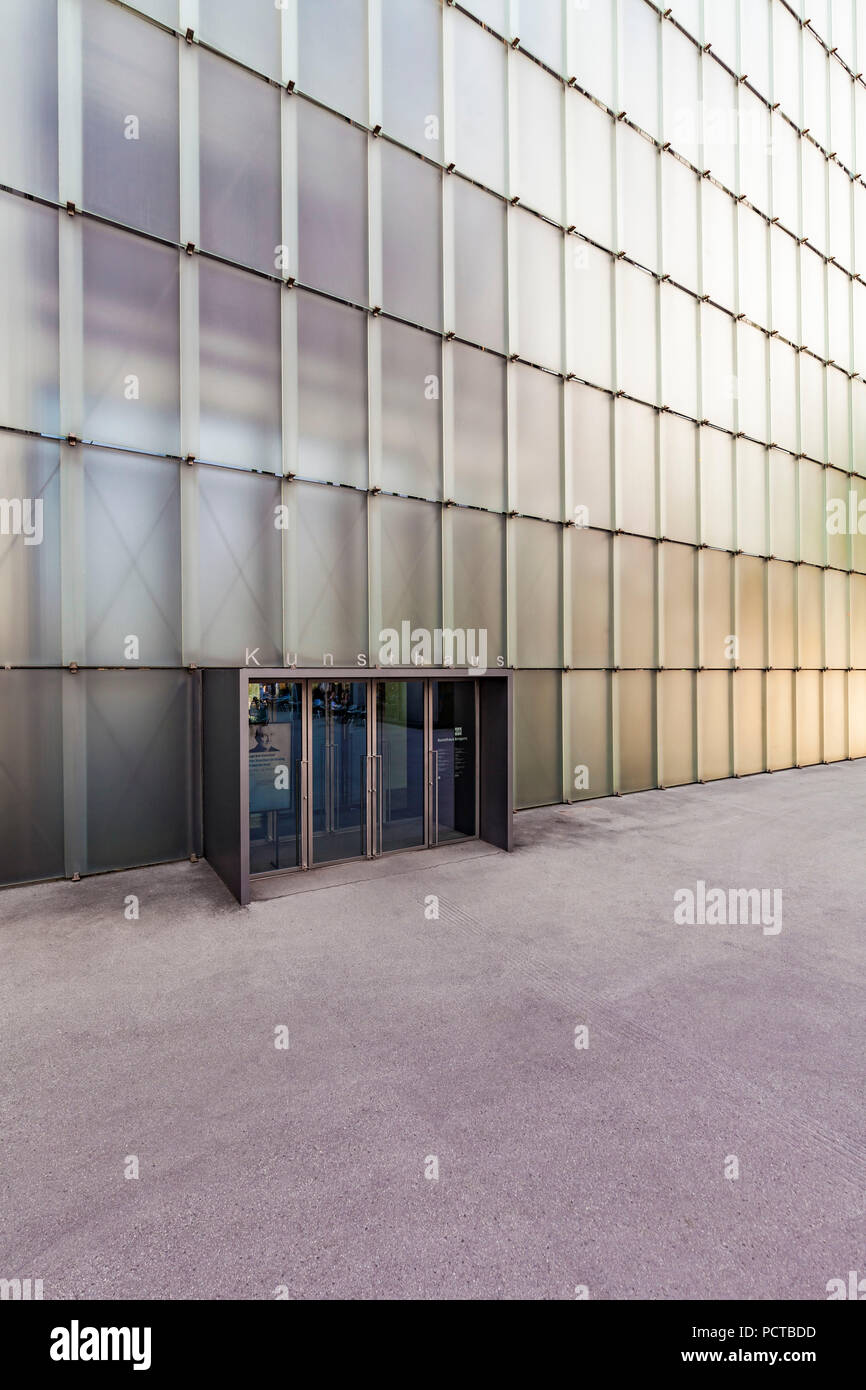 Austria, Vorarlberg, Bregenz, Kunsthaus Bregenz, KUB, art museum ...