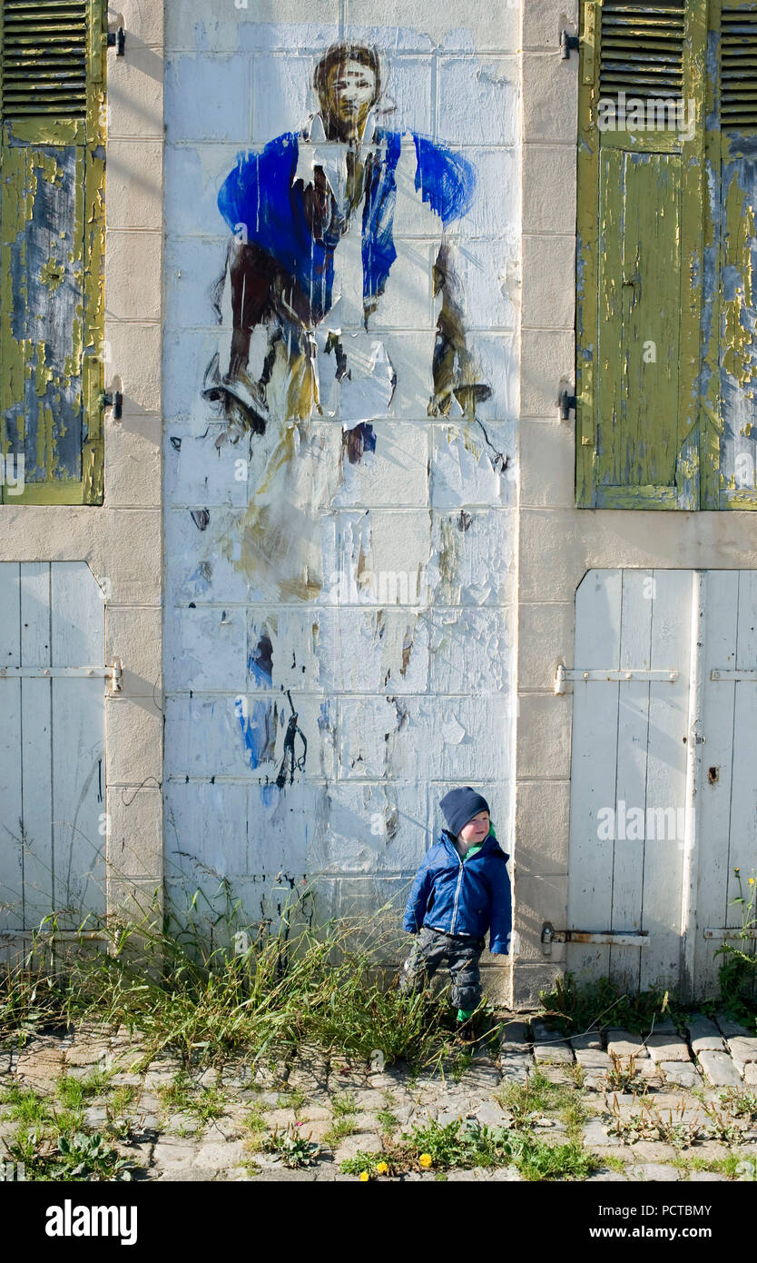 Boy painted hi-res stock photography and images - Alamy