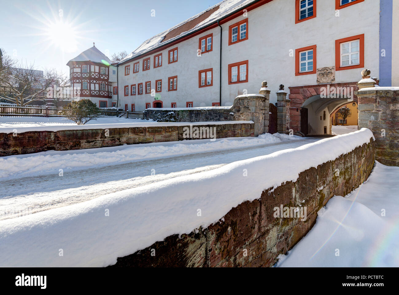 Castle complex, Tann, Rhön, East Hesse, Fulda district, Germany, Europe ...
