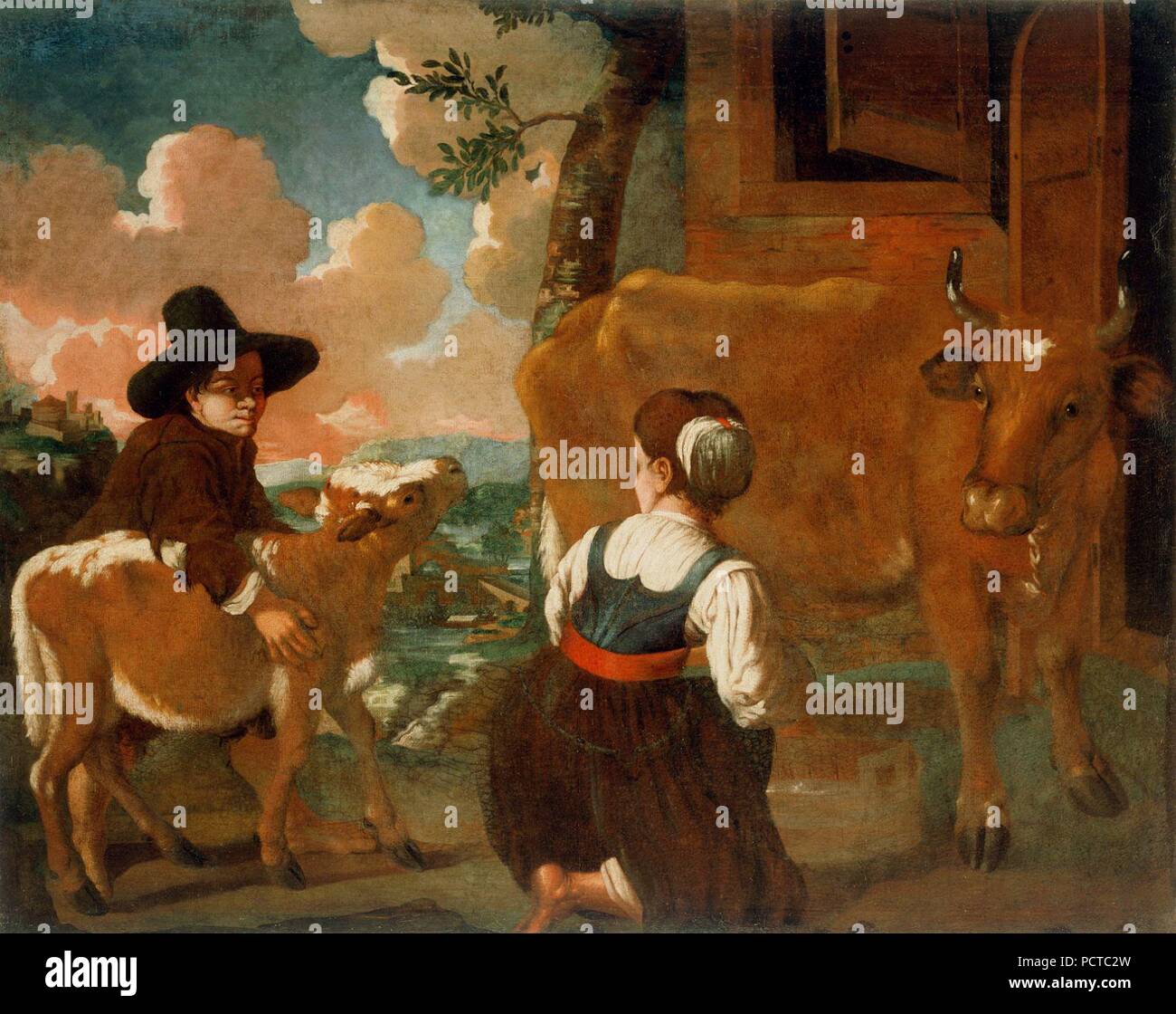 Almanach - Pastir in pastirica Stock Photo - Alamy