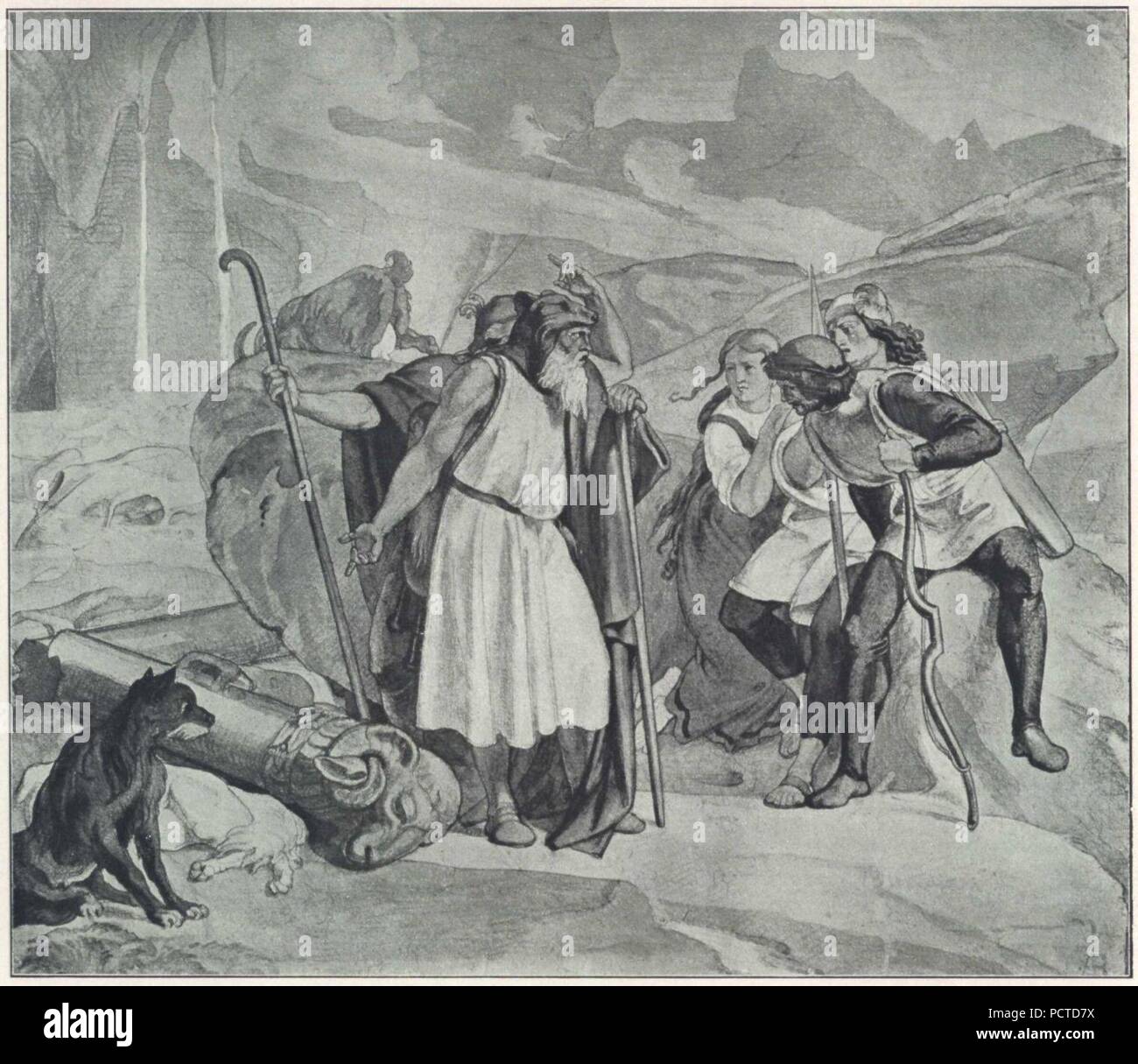 Alfred Rethel Hannibalszug 1 Stock Photo - Alamy