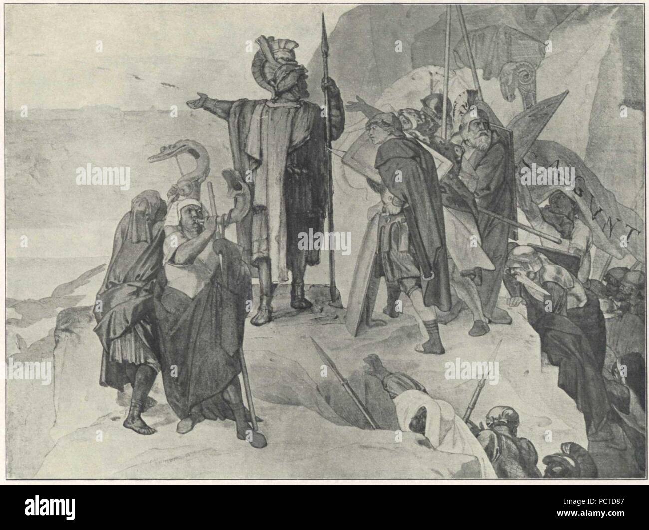 Alfred Rethel Hannibalszug 6 Stock Photo - Alamy