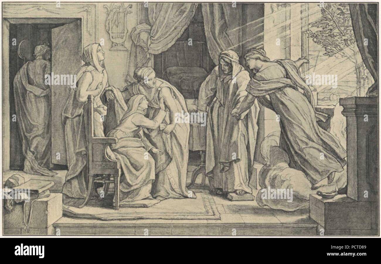 Alfred Rethel Genesung Stock Photo - Alamy