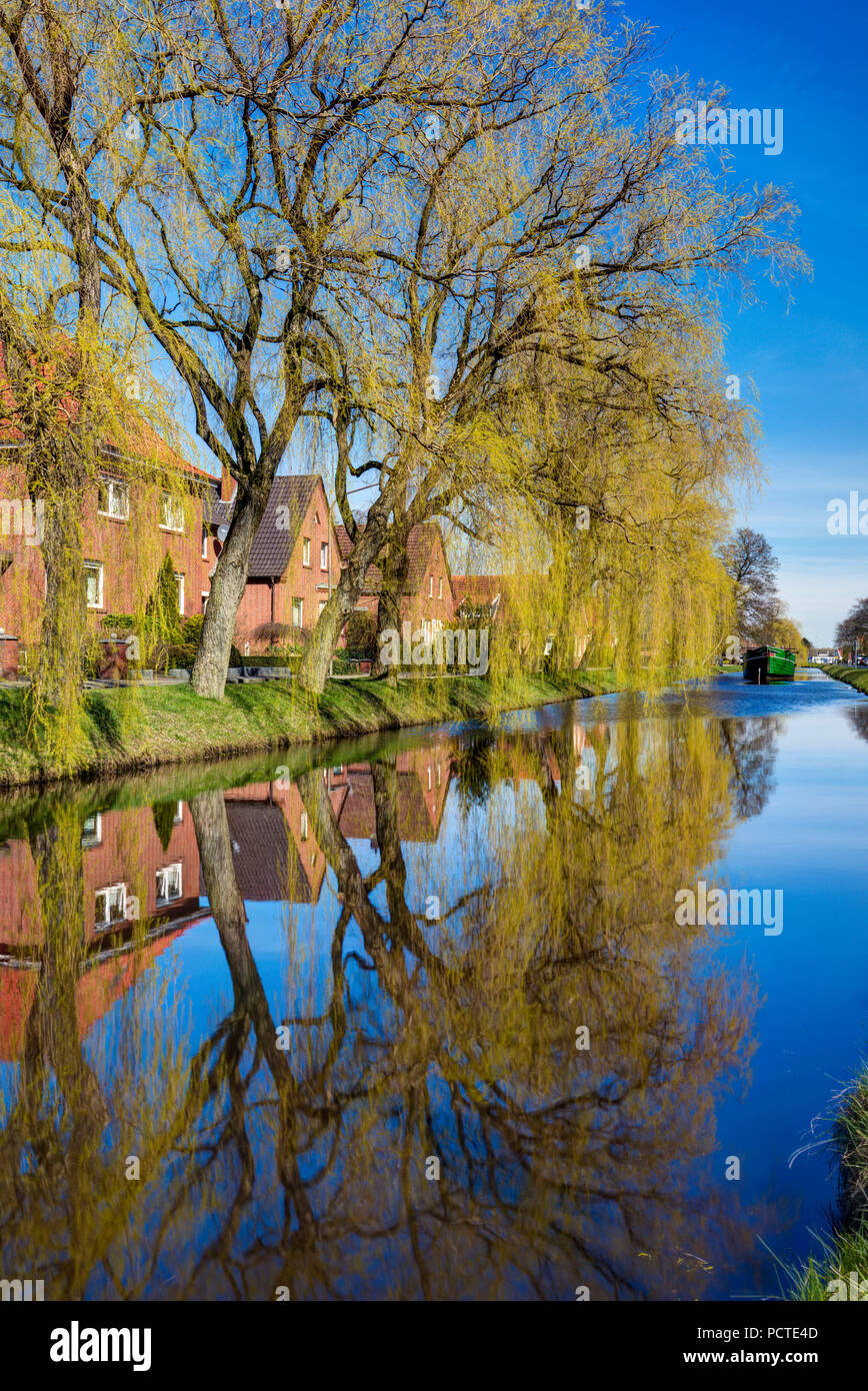 Museum ship Catharina von Papenburg, in the Wiek, spring, Papenburg ...