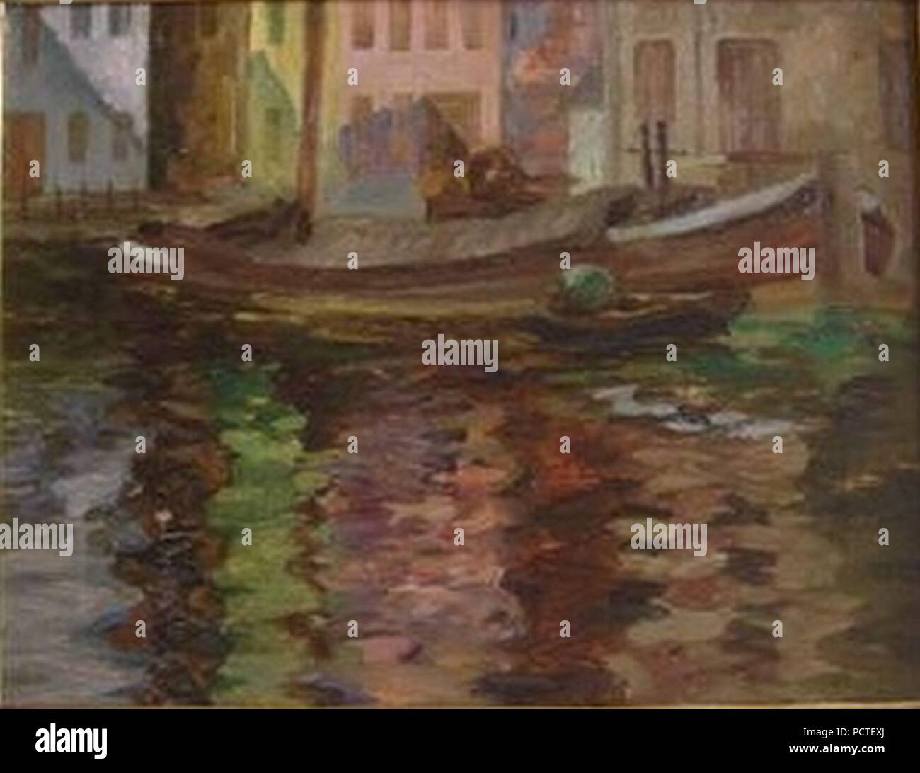 Alice Blair Ring Canalboat in Alkmaar Stock Photo - Alamy