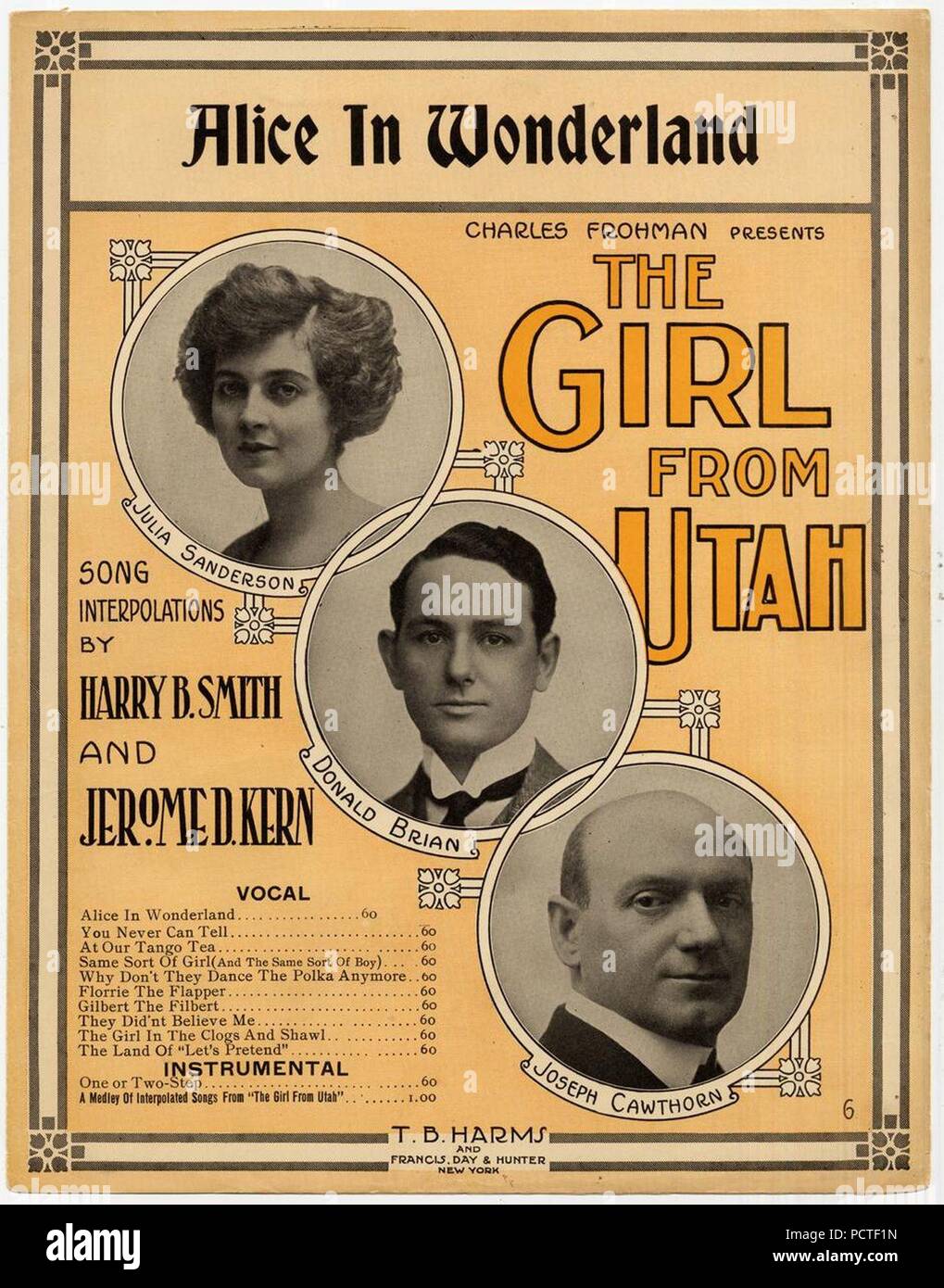 Alice in Wonderland (Jerome Kern Stock Photo - Alamy