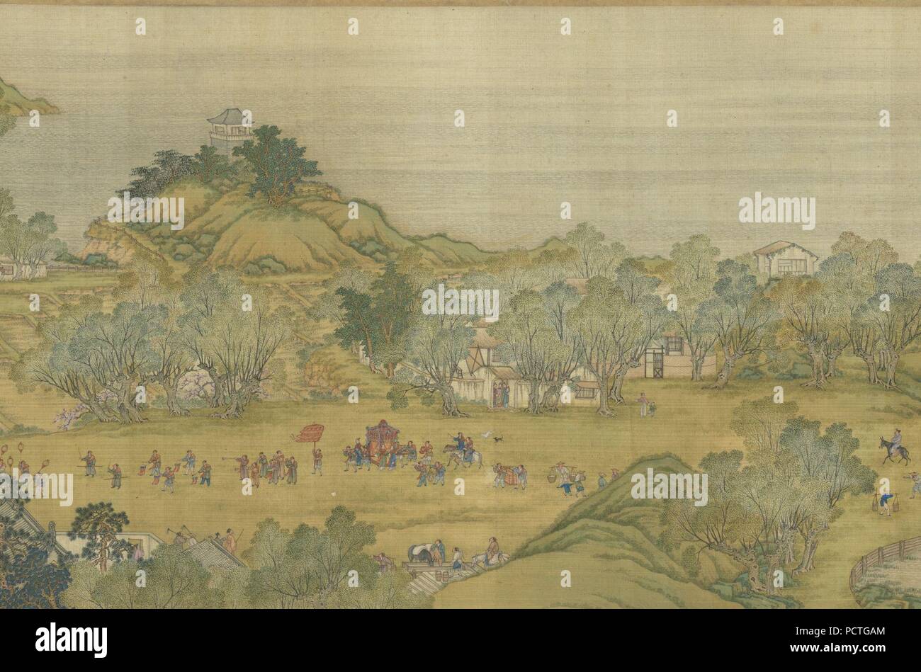 Along the River During the Qingming Festival (Qing Court Version) 03 ...