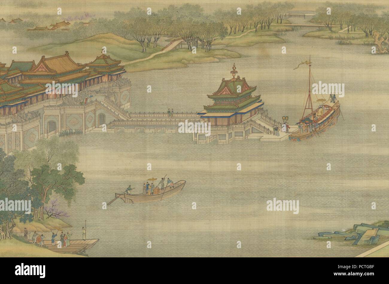 Along the River During the Qingming Festival (Qing Court Version) 21 ...
