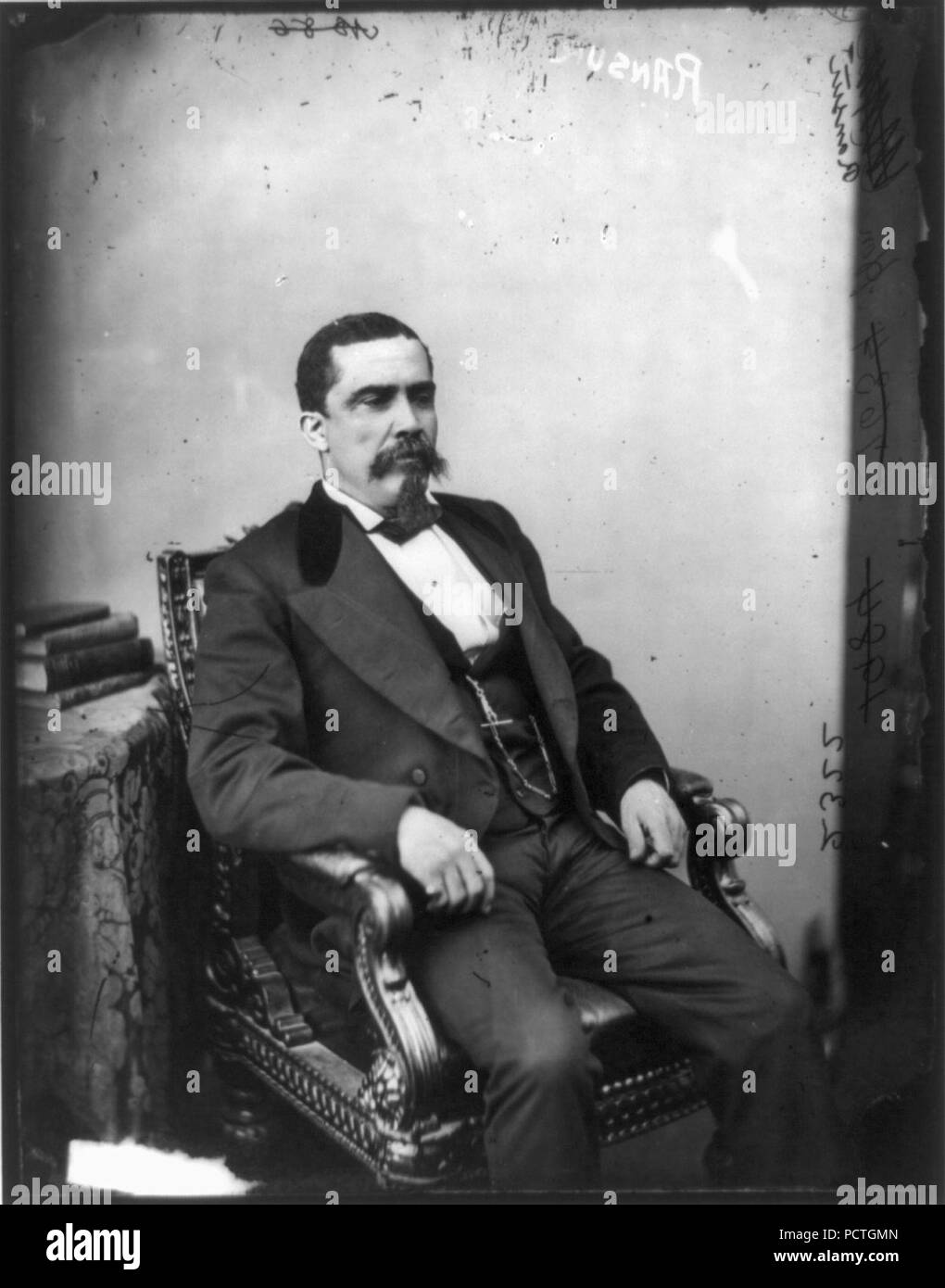 Alonzo Jacob Ransier, Afro-American congressman, three-quarter length ...