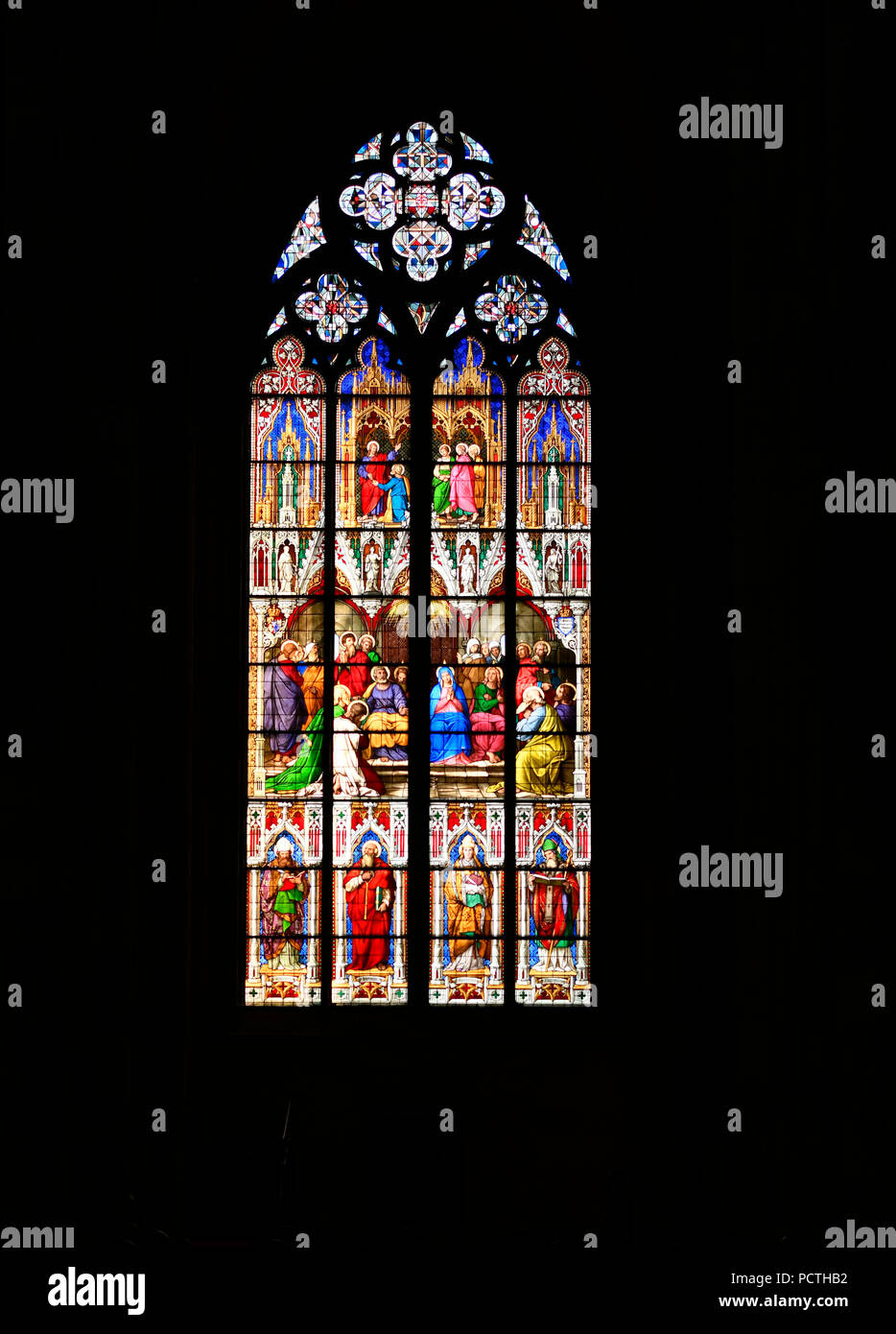 Bavarian window in the cologne cathedral hi-res stock photography and ...