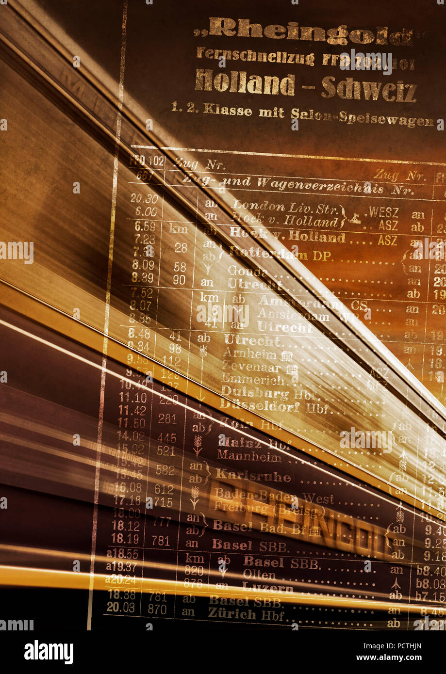 Rheingold train hi-res stock photography and images - Alamy