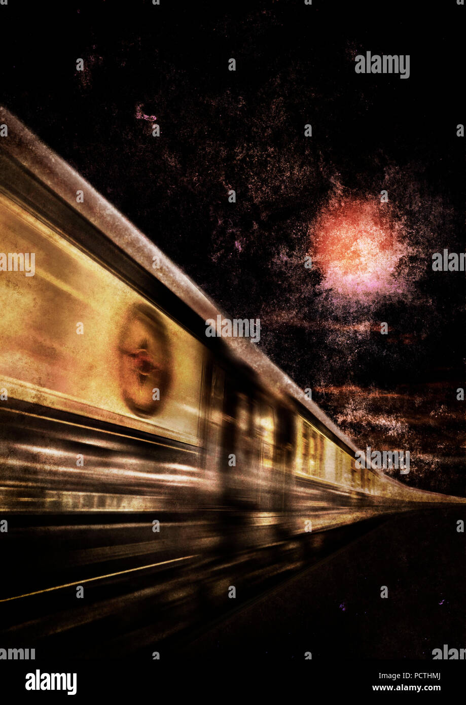 Wagons lits train hi-res stock photography and images - Alamy