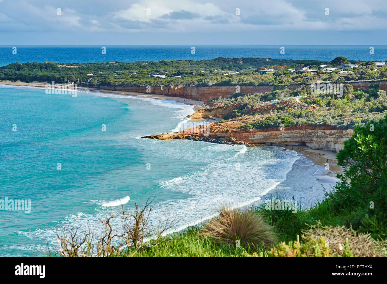 Coastal Landscape, Anglesey Beach, Spring, Great Ocean Road, Victoria ...