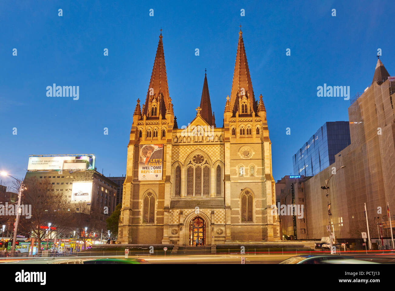 Melbourne st pauls cathedral hi-res stock photography and images - Alamy