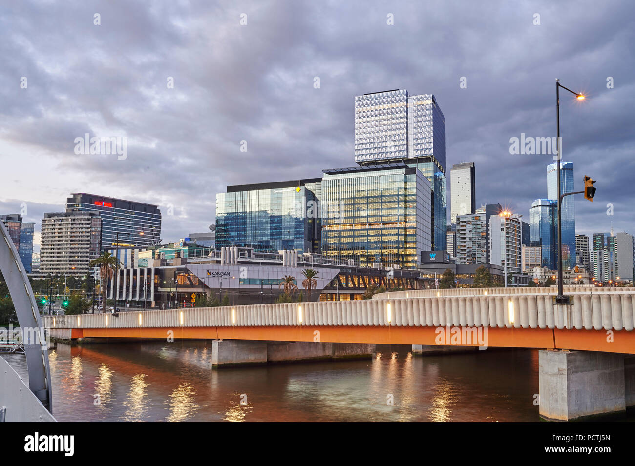 Landscape, Docklands, Waterfront, Melbourne, Victoria, Australia ...