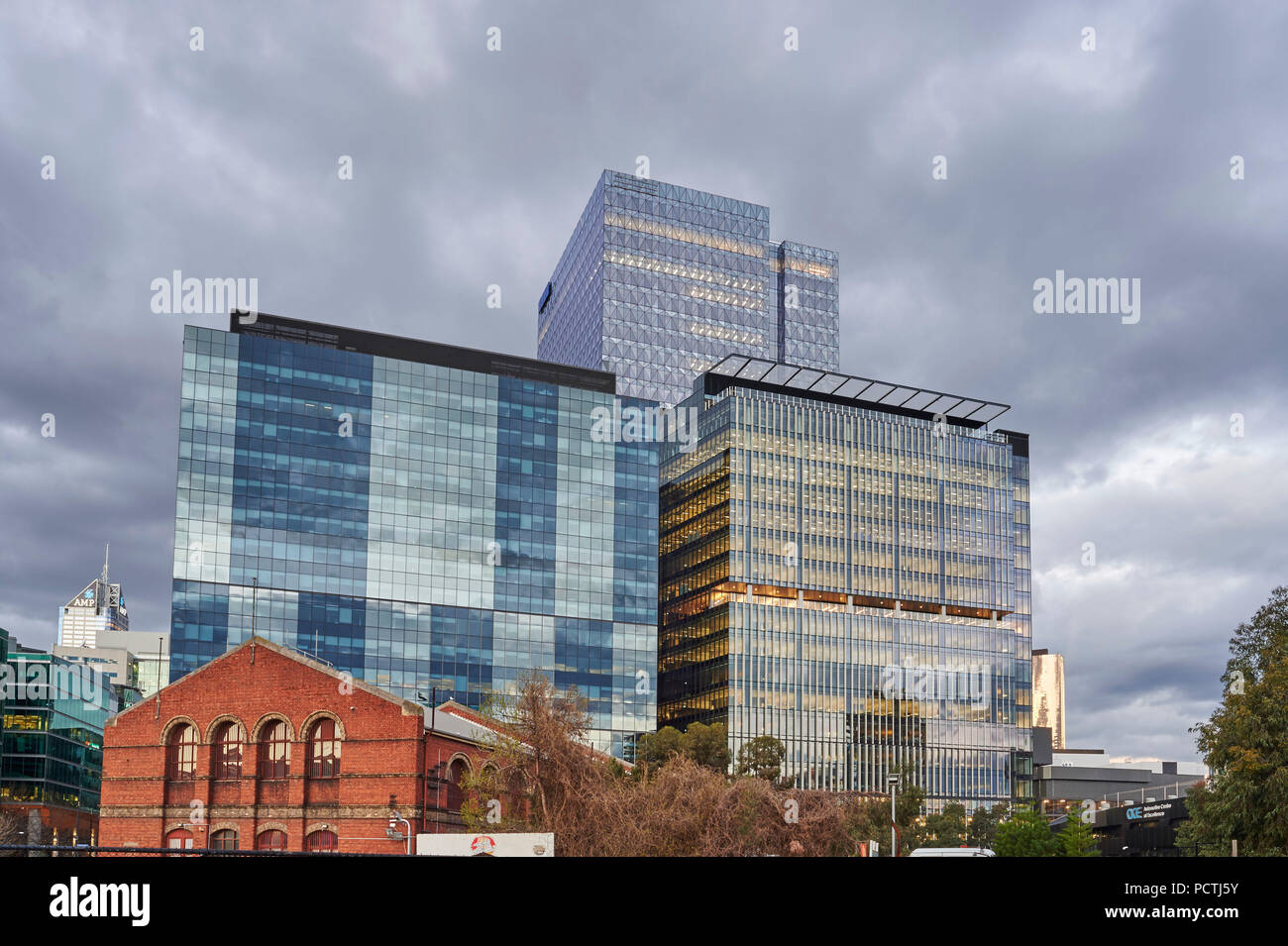 Landscape, Docklands, Waterfront, Melbourne, Victoria, Australia ...