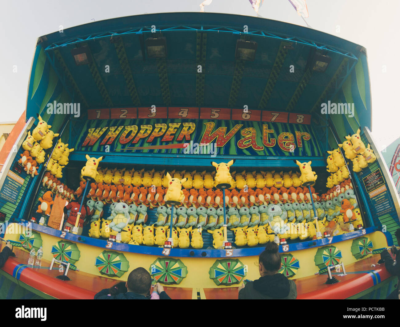 amusing park on coney island Stock Photo - Alamy