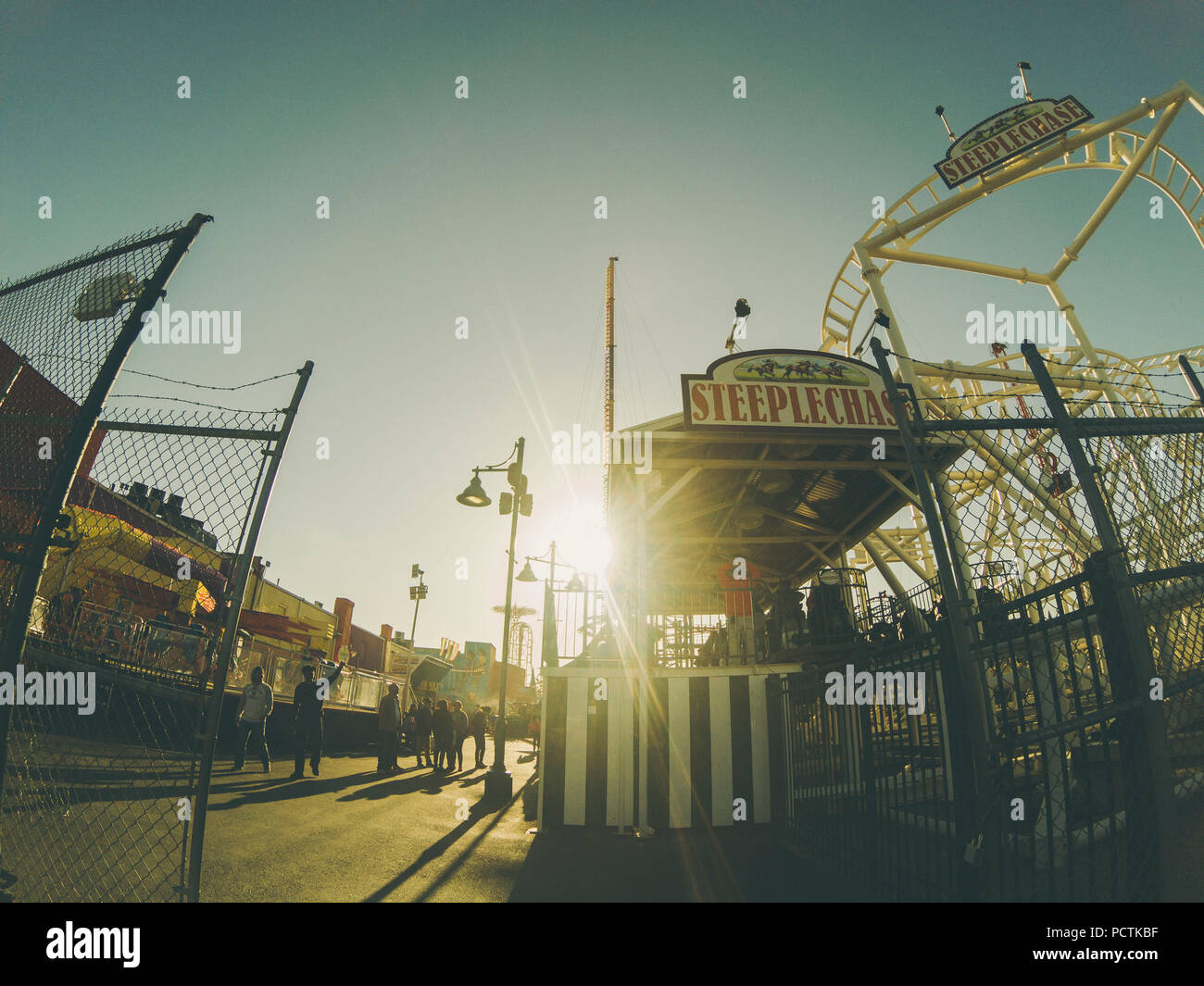 coney island amusing park Stock Photo - Alamy