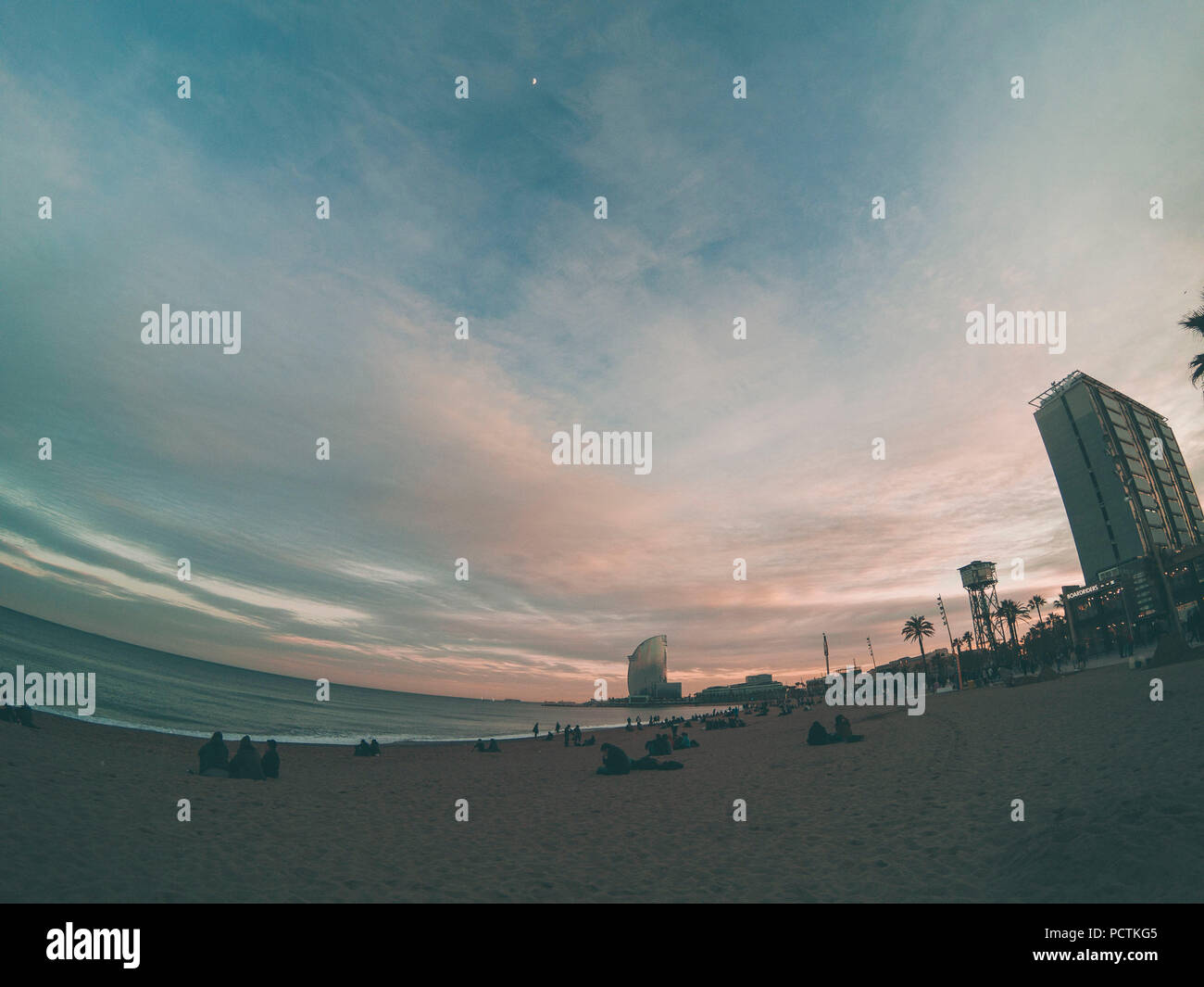 Barcelona beach beach in hi-res stock photography and images - Alamy