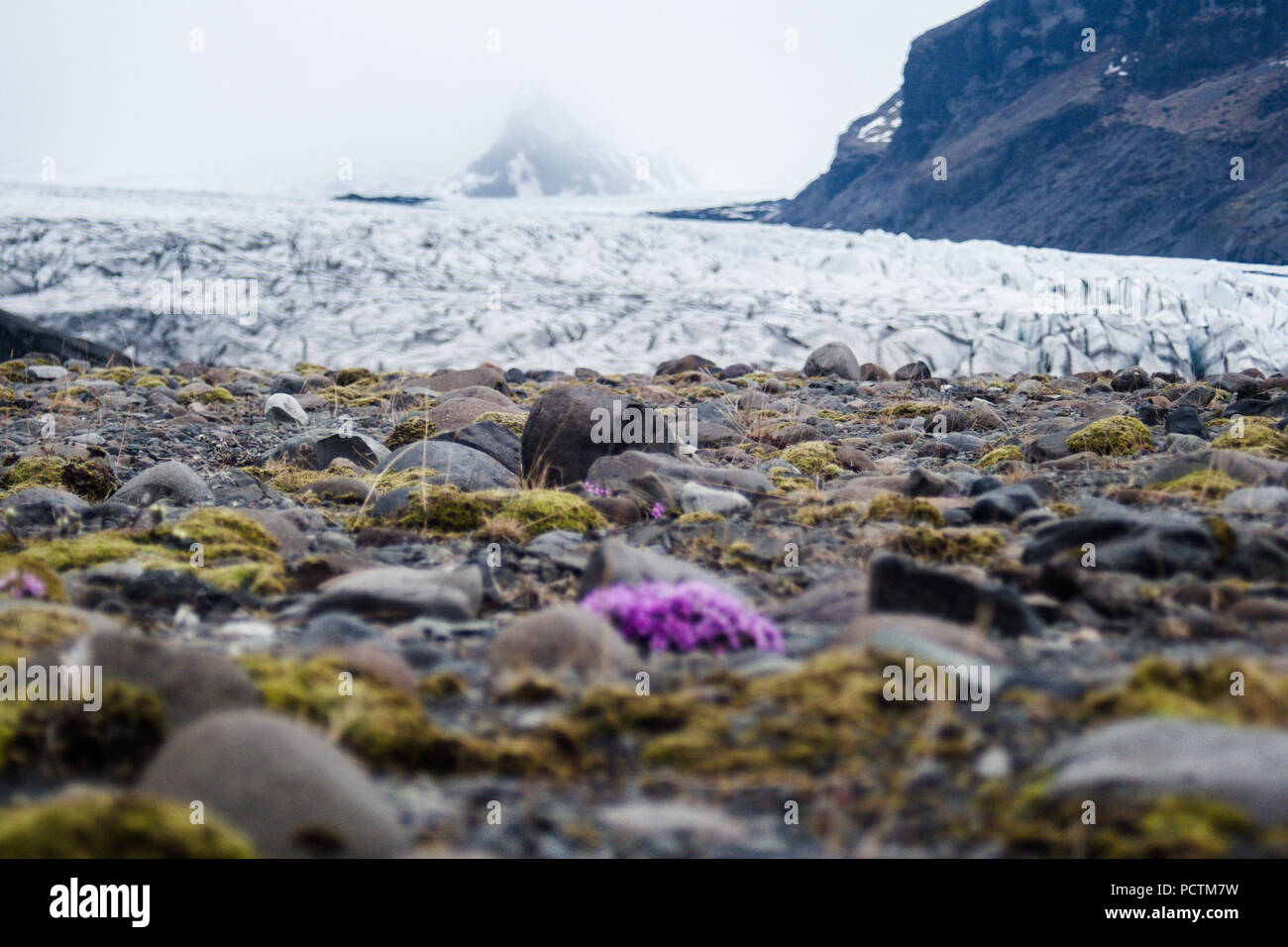 Iceland glacier mountains in spring time Stock Photo - Alamy