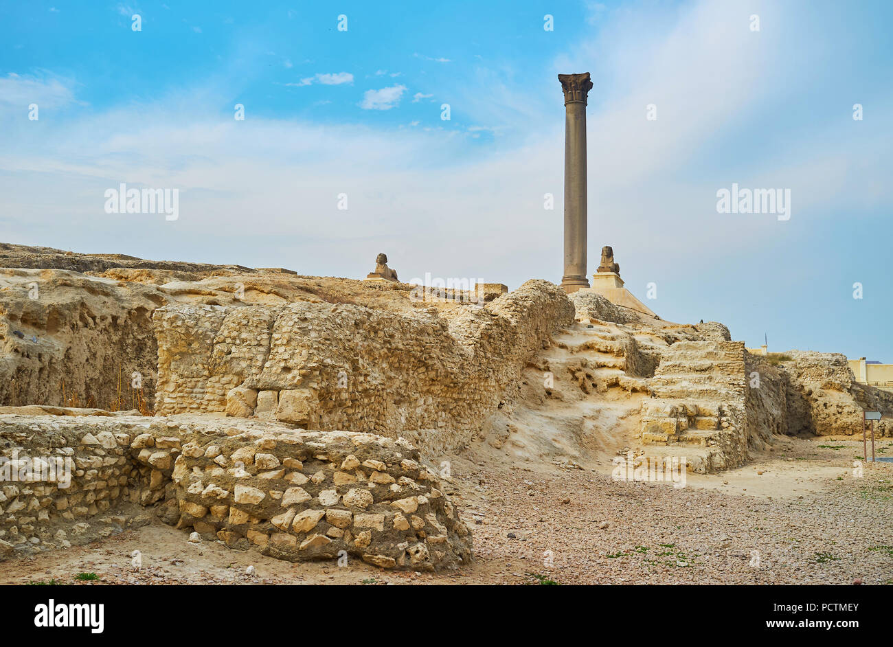 Serapeum alexandria hi-res stock photography and images - Alamy