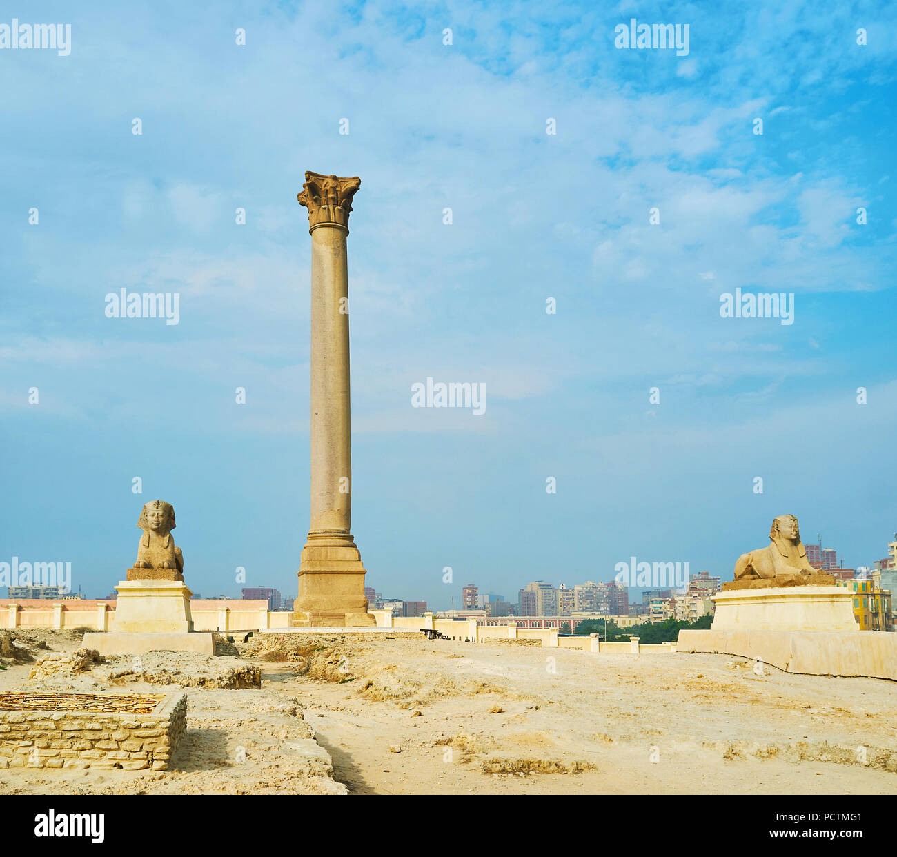 The Pompey's Pillar is the triumphal column of Roman Emperor Diocletian ...