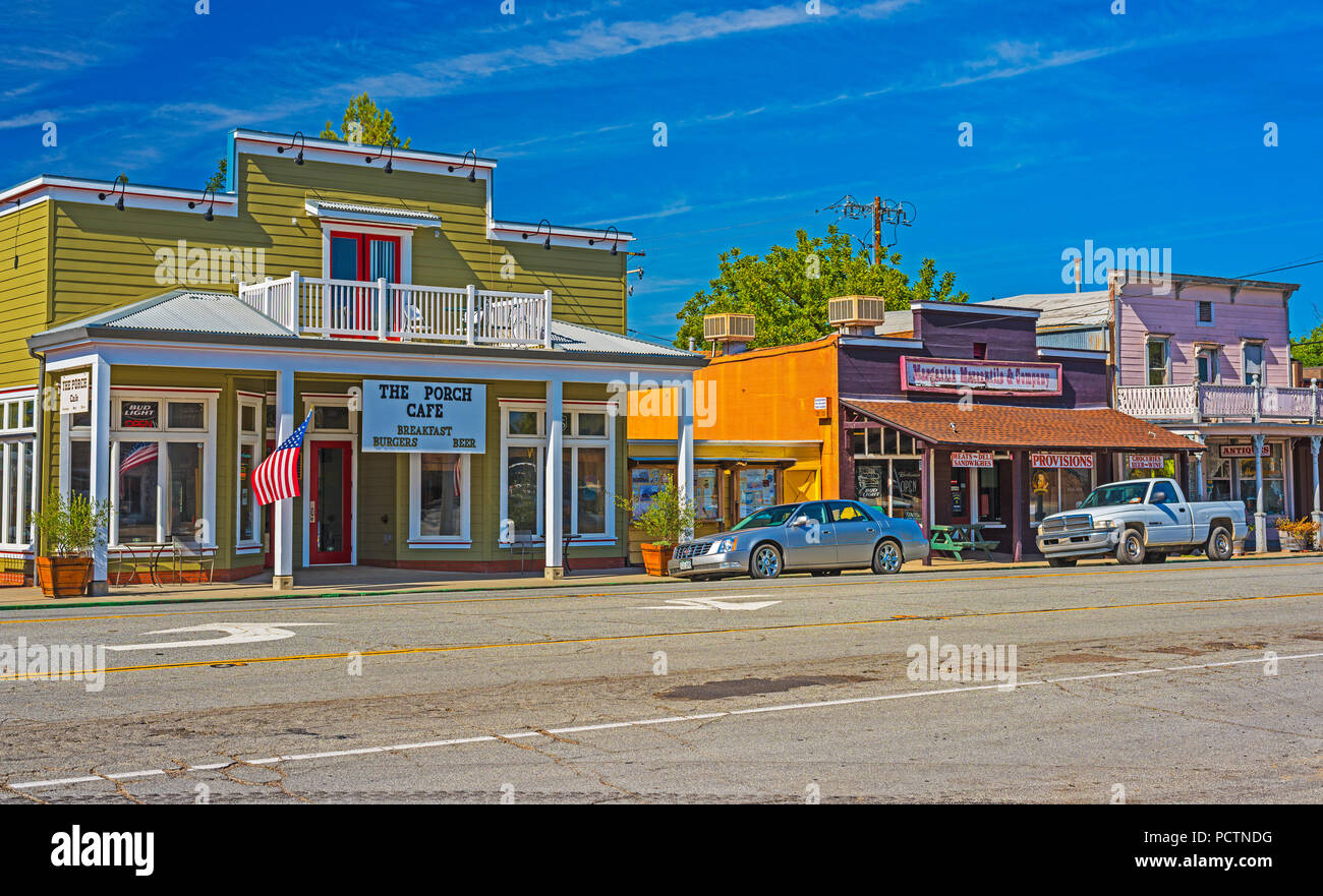 The Porch Cafe Santa Margarita California Stock Photo - Alamy