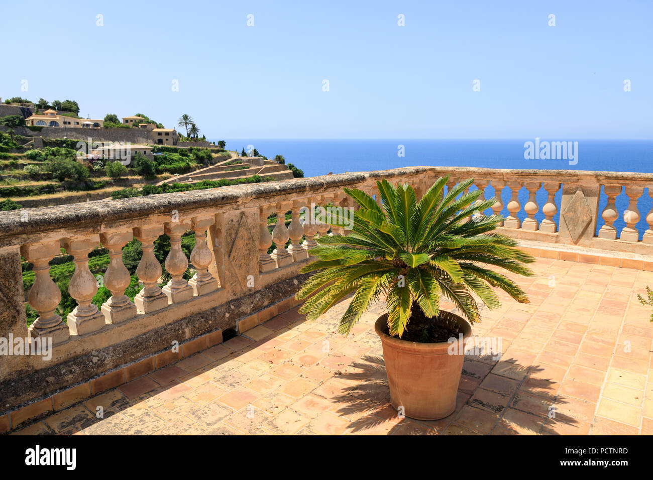 Terrace with sea view hi-res stock photography and images - Alamy