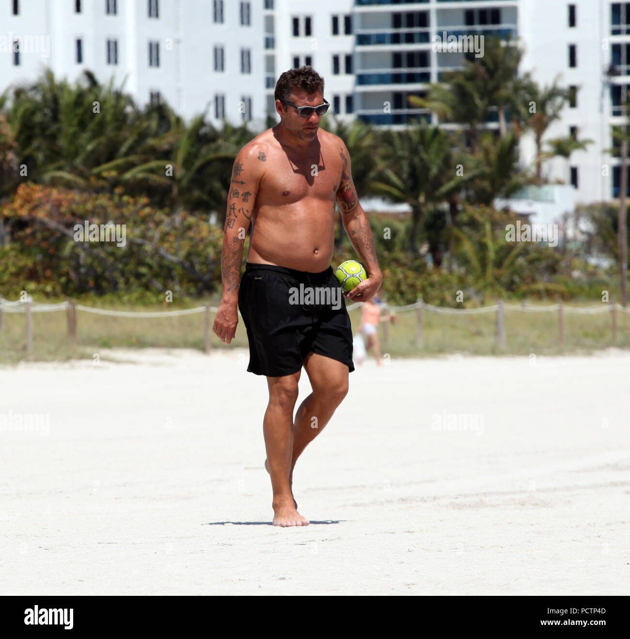 MIAMI BEACH, FL - MARCH 20: Retired Italian professional footballer ...