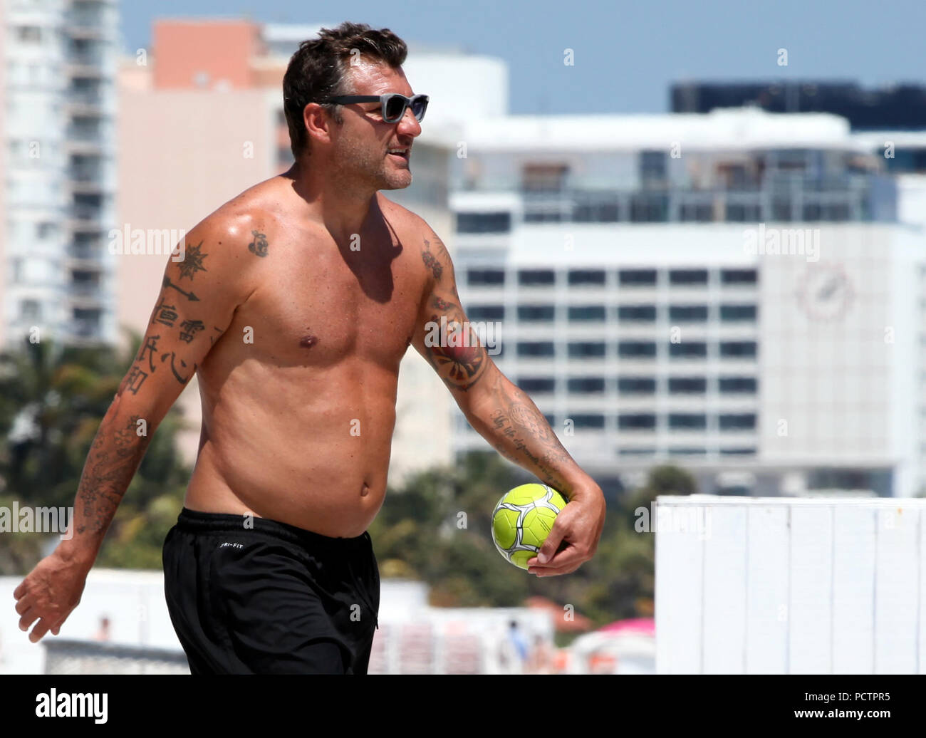 MIAMI BEACH, FL - MARCH 20: Retired Italian professional footballer ...