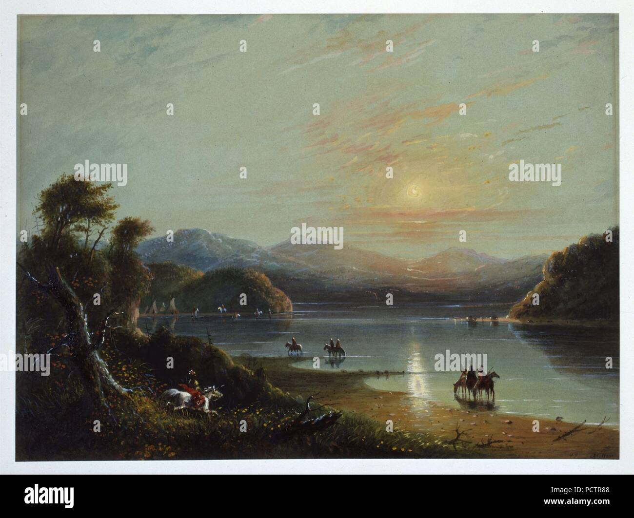 Alfred Jacob Miller - Green River (Oregon Stock Photo - Alamy