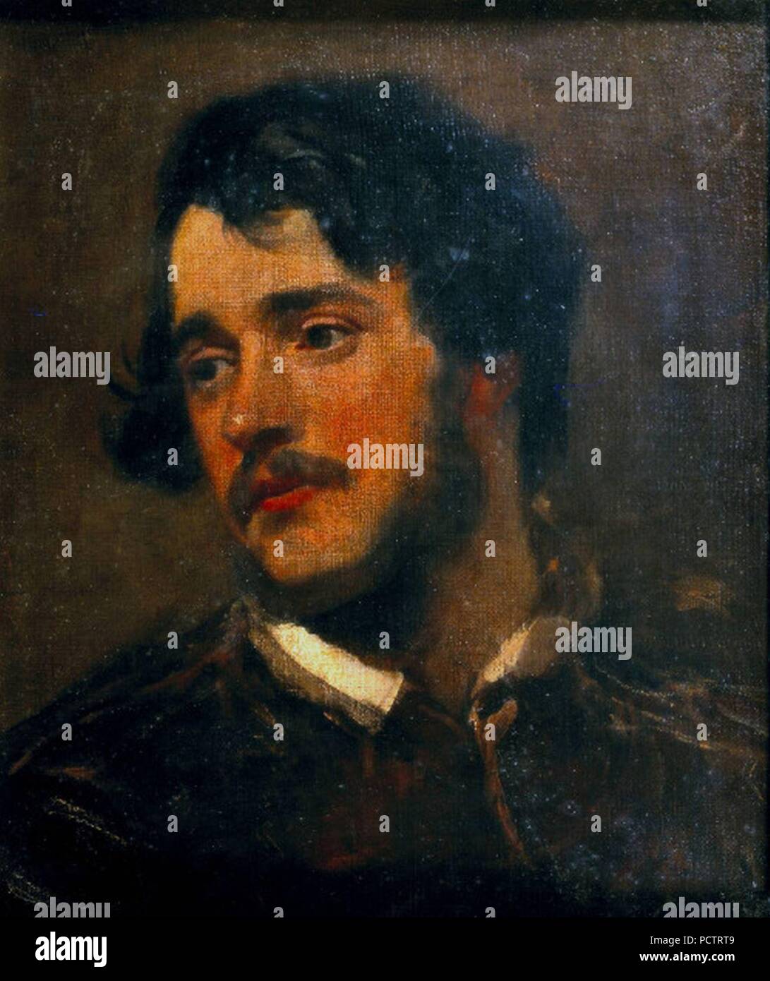 Alfred Stevens Portrait d'homme Stock Photo - Alamy