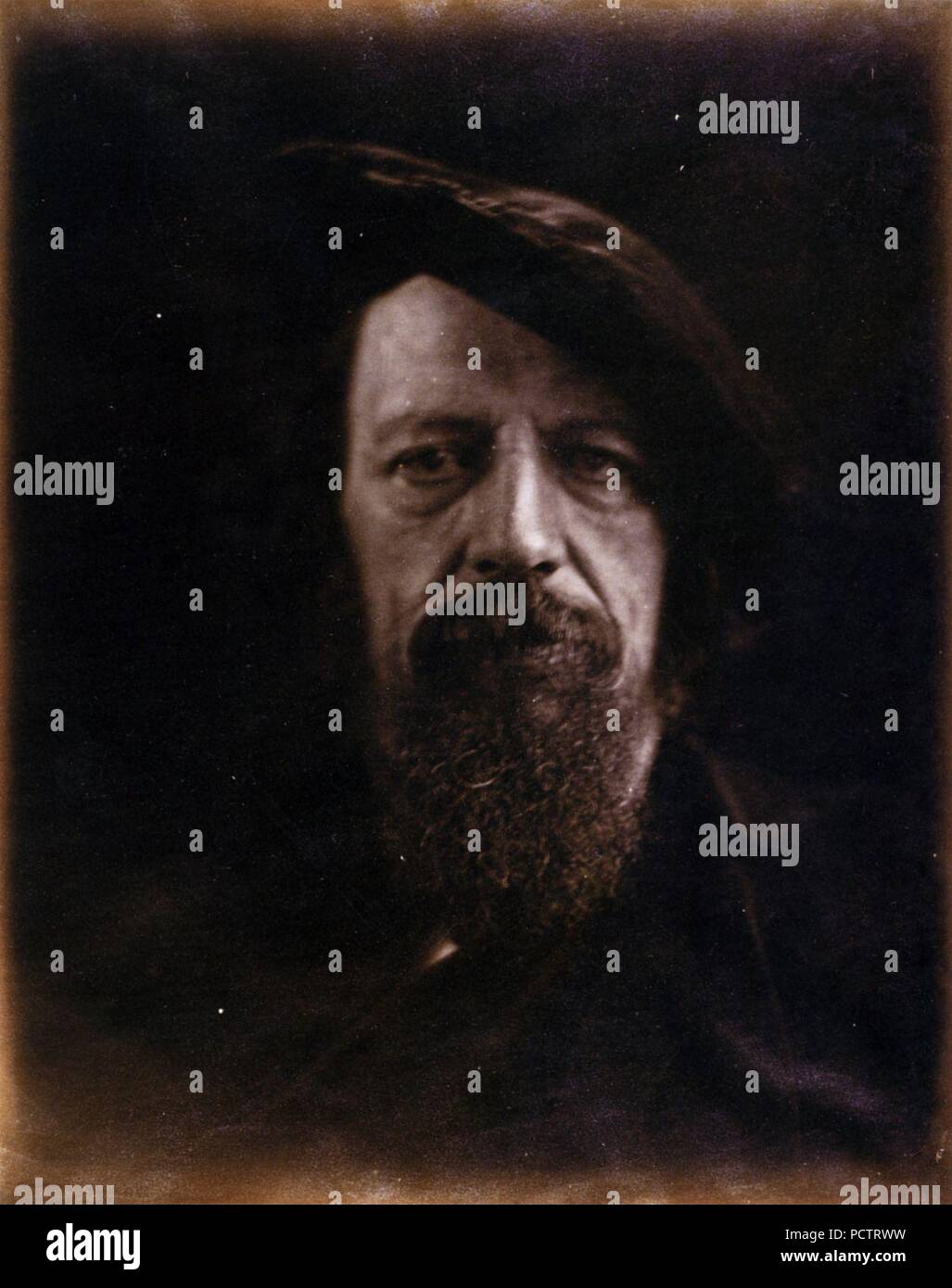 Alfred Tennyson, by Julia Margaret Cameron Stock Photo - Alamy
