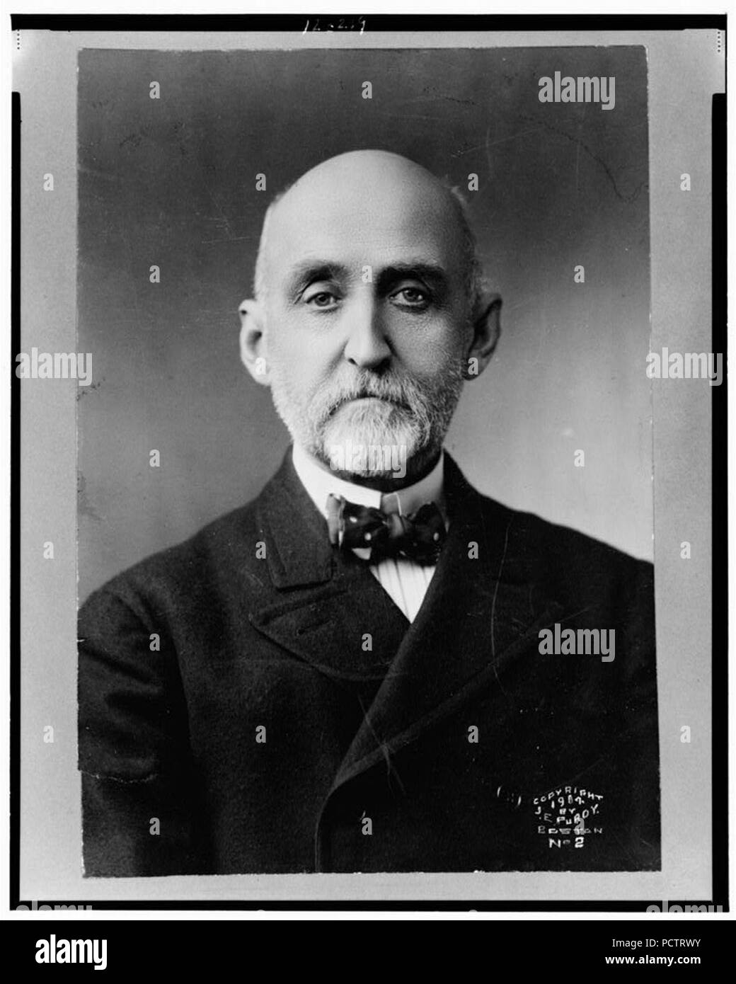 Alfred Thayer Mahan, head-and-shoulders portrait, facing front Stock ...