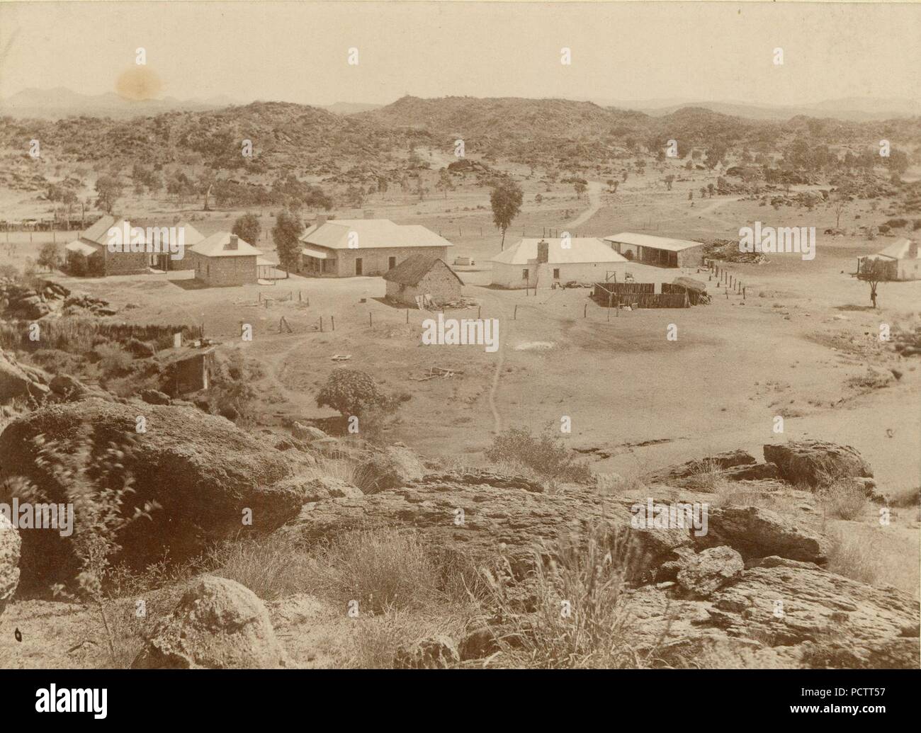 Alice Springs telegraph station Stock Photo - Alamy