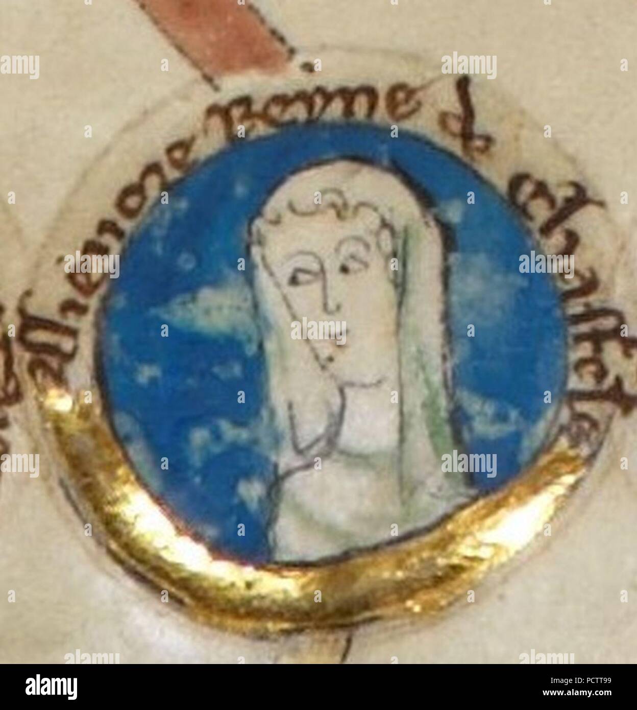 Alienore queen of Castile Stock Photo - Alamy