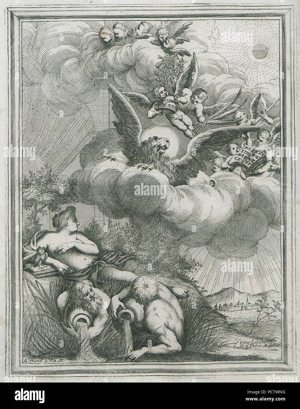 Allegoric representation of the triumph of Venice over the Ottoman ...